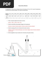 Marble Chips and Acid Reaction Rates | PDF | Science & Mathematics