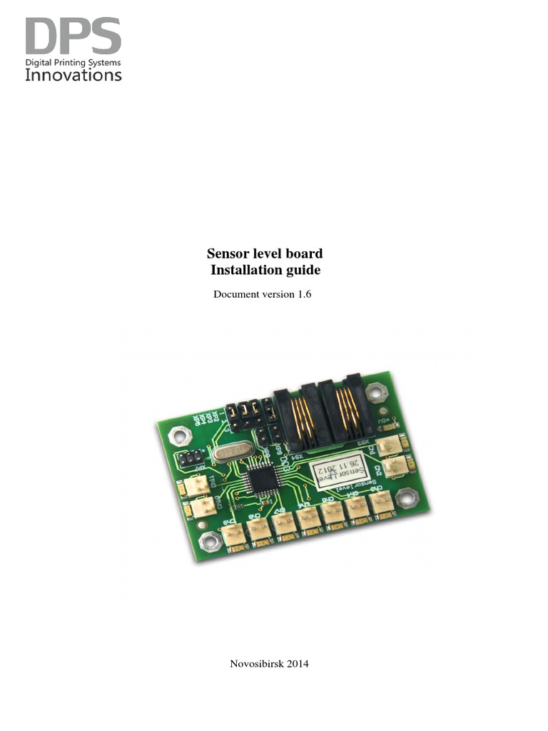 Sensor Level Board Eng Ver 1.6 | PDF | Technology & Engineering