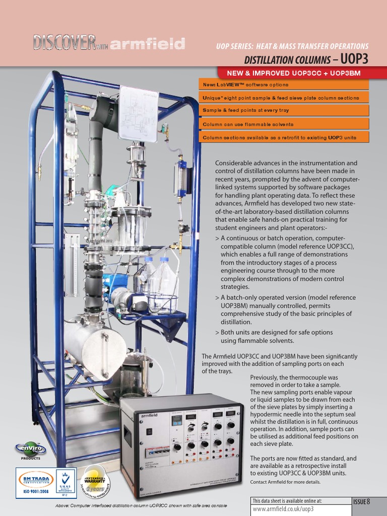 Uop 3 | PDF | Distillation | Heat Exchanger