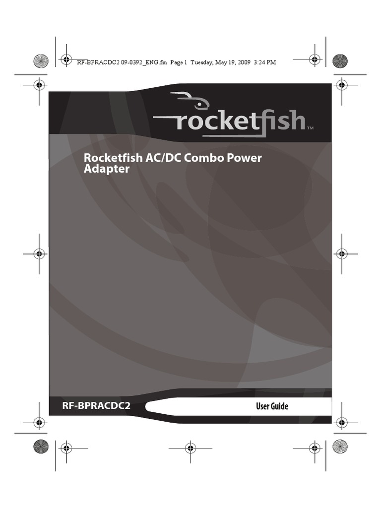 Rocketfish AC/DC Combo Power Adapter: Rf-Bpracdc2 | Download Free PDF ...