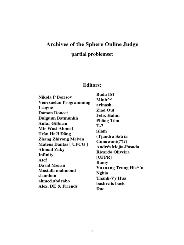 SPOJ Partial | PDF | Teaching Mathematics | Science