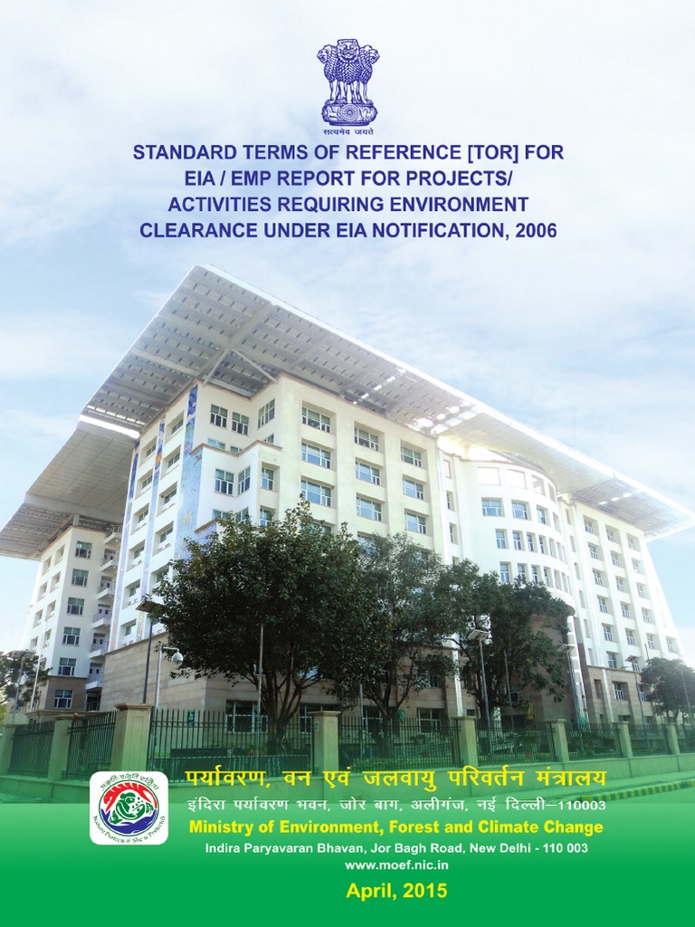 Terms of Reference For EIA Preparation | PDF | Environmental Impact ...