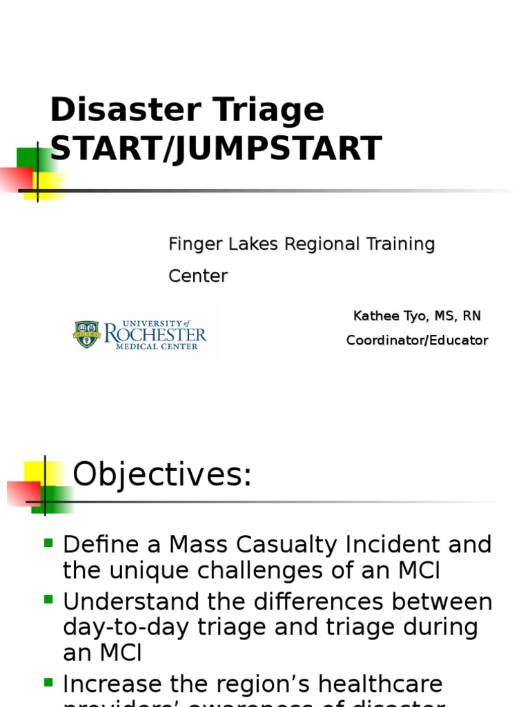 START Triage Training Presentation | PDF | Major Trauma | Medicine