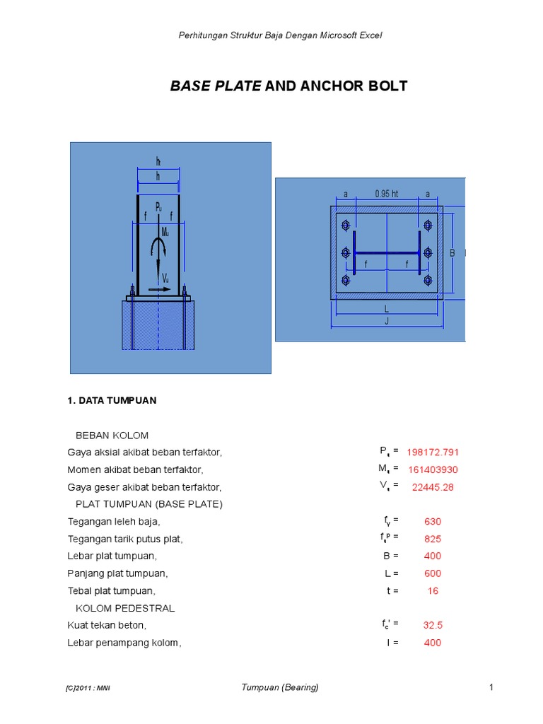 02 Baseplate & Connection | PDF