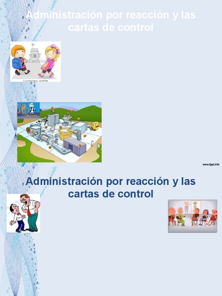 Cartas de Control en Administración por Reacción | PDF | Science ...