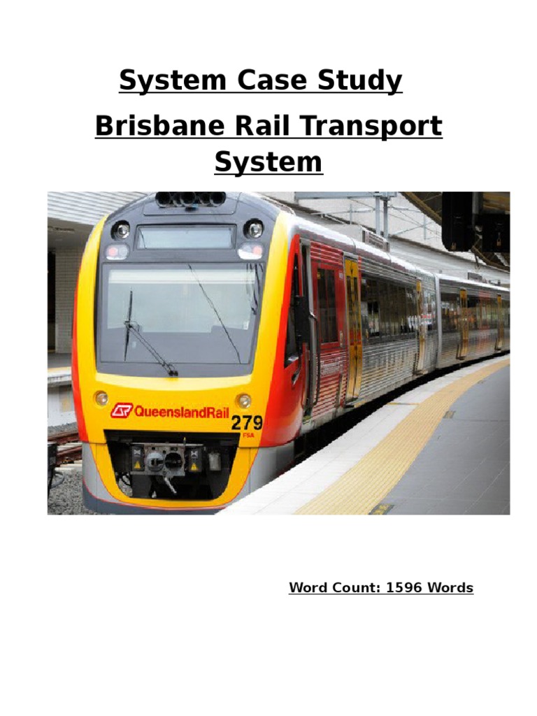 Rail Transportation - System Case Study 1 | Rail Transport | Train