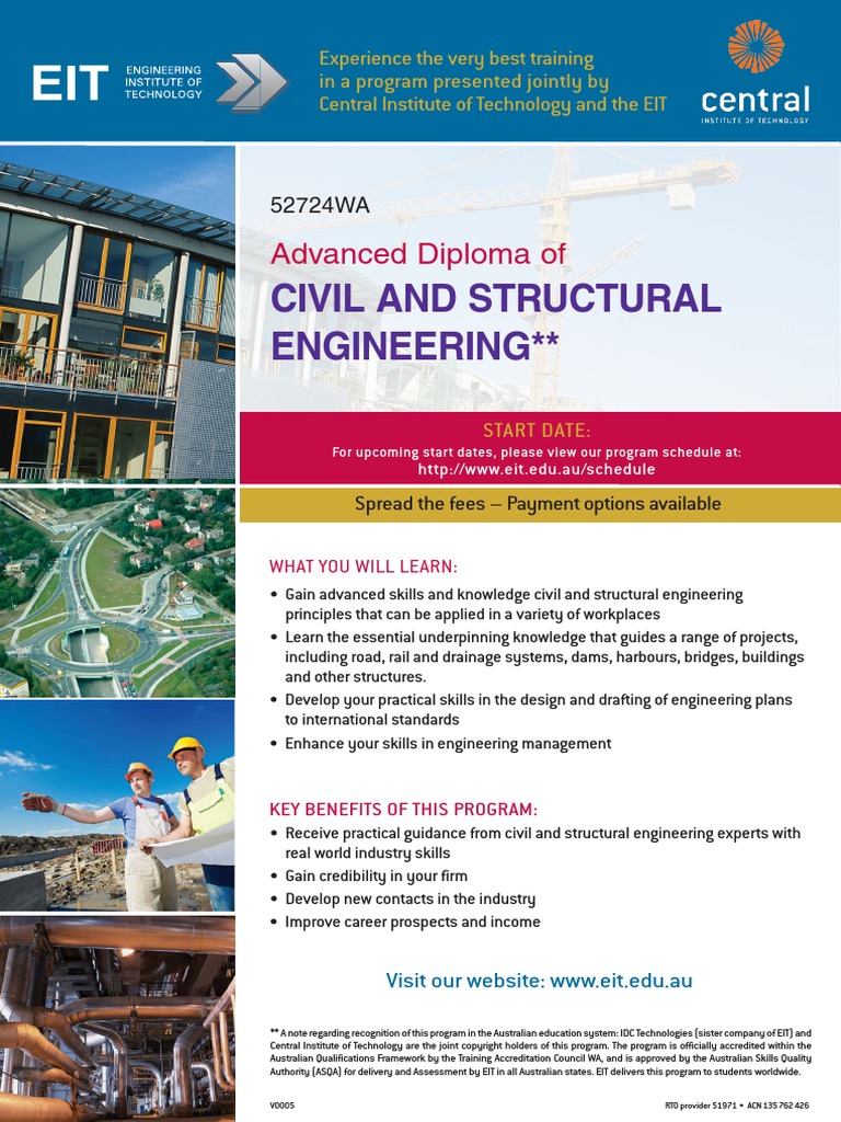 EIT Adv Dip Civil Structural Engineering DCS Brochure Full | PDF ...