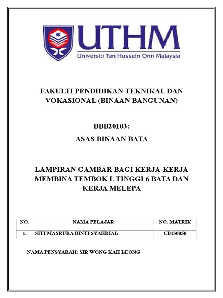 Report Bata FPTV Uthm | PDF