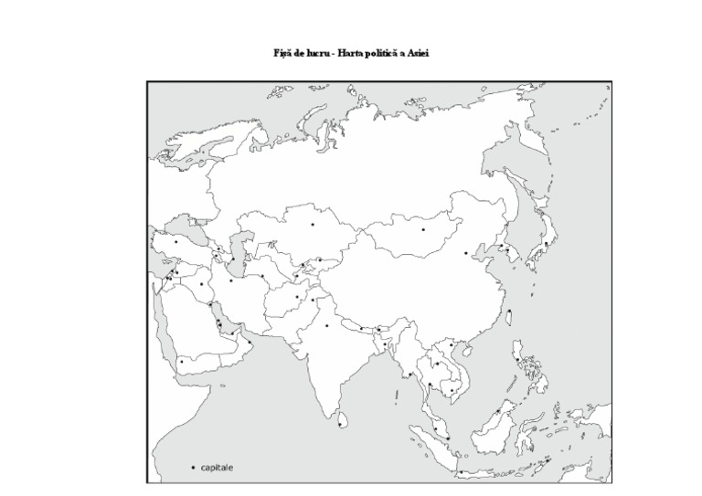 Harta Fizica A Asiei
