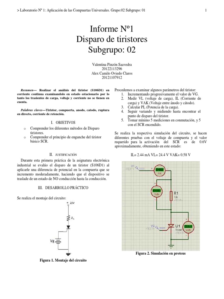 Disparo Del Tiristor | PDF | Electrónica de potencia | Equipo eléctrico