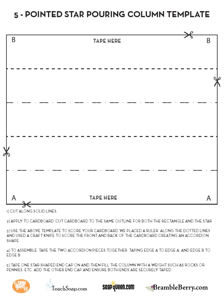 Cardboard Star Column Assembly Guide | PDF