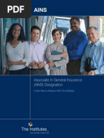 AINS Certification: Flexible Study Options | PDF | Insurance ...