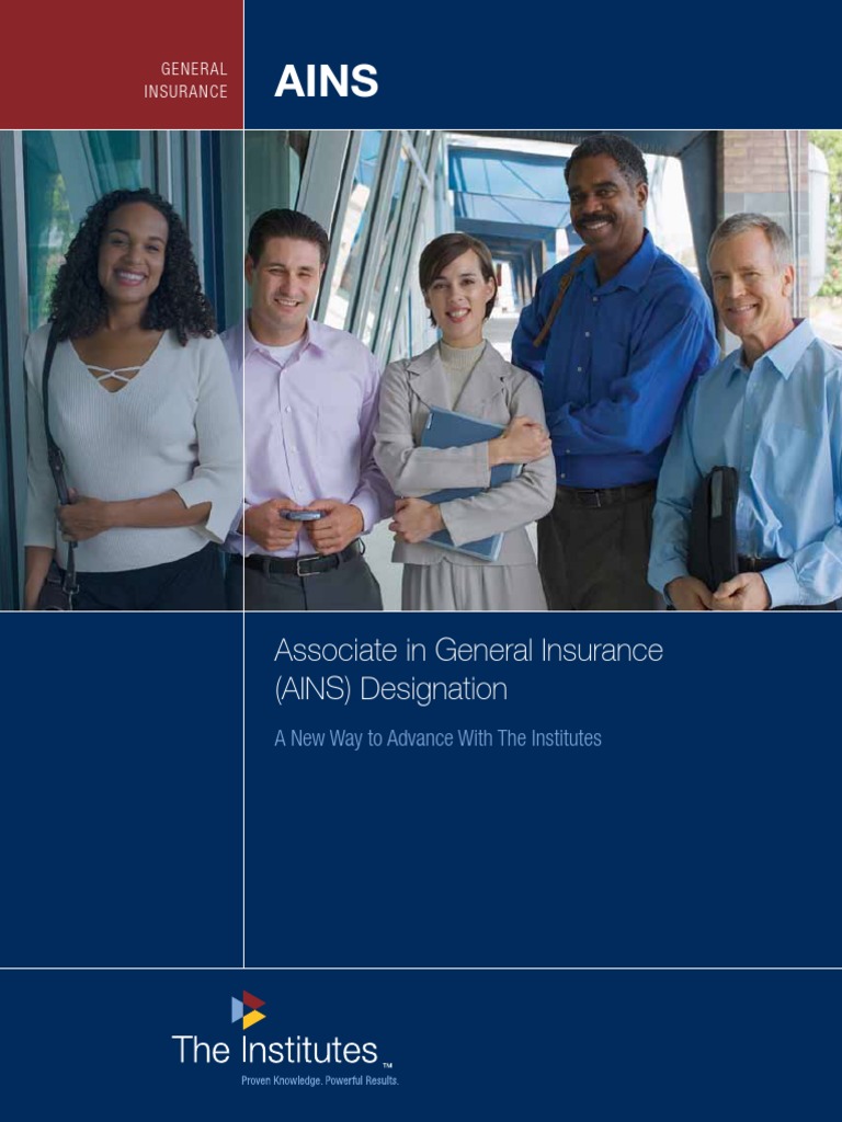 AINS Certification: Advance Your Insurance Career | PDF
