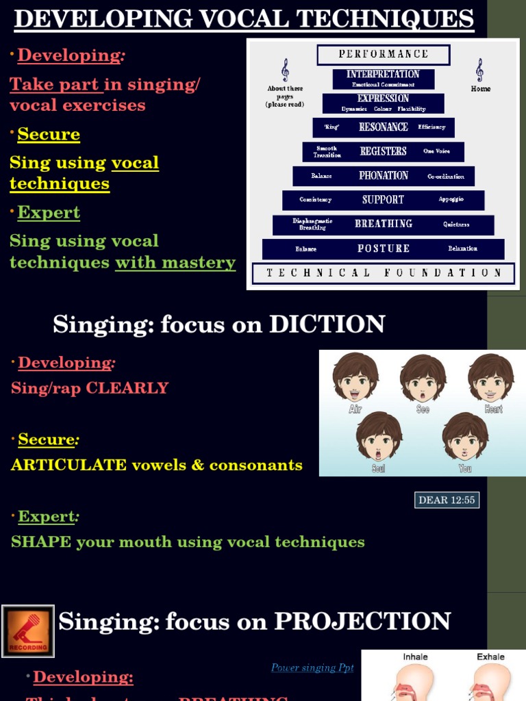 Singing Vocal Techniques | PDF
