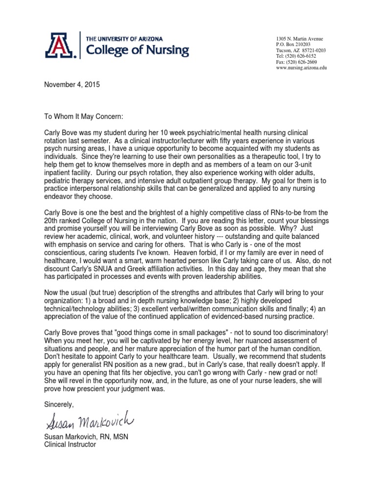 Nursing Candidate Recommendation | PDF | Psychiatric And Mental Health ...