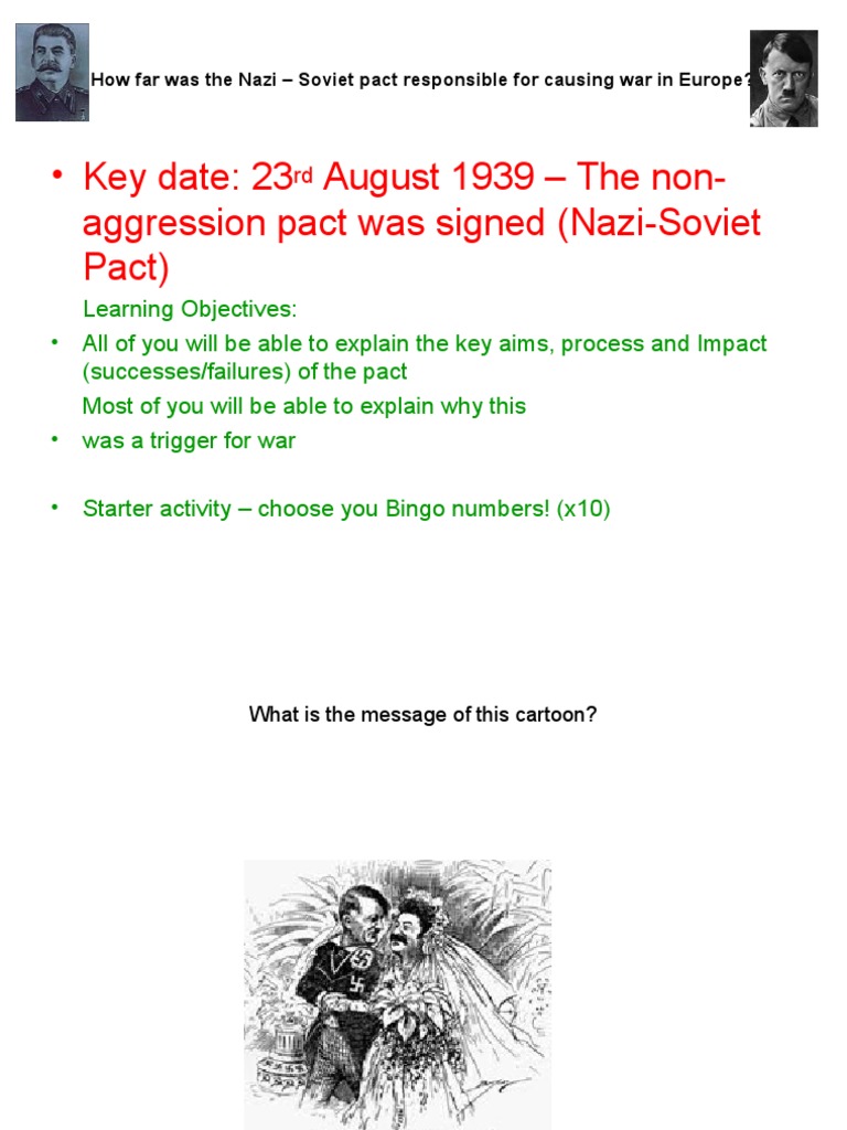 Nazi-Soviet Pact: Catalyst for WWII | PDF | World War II | Nazi Germany