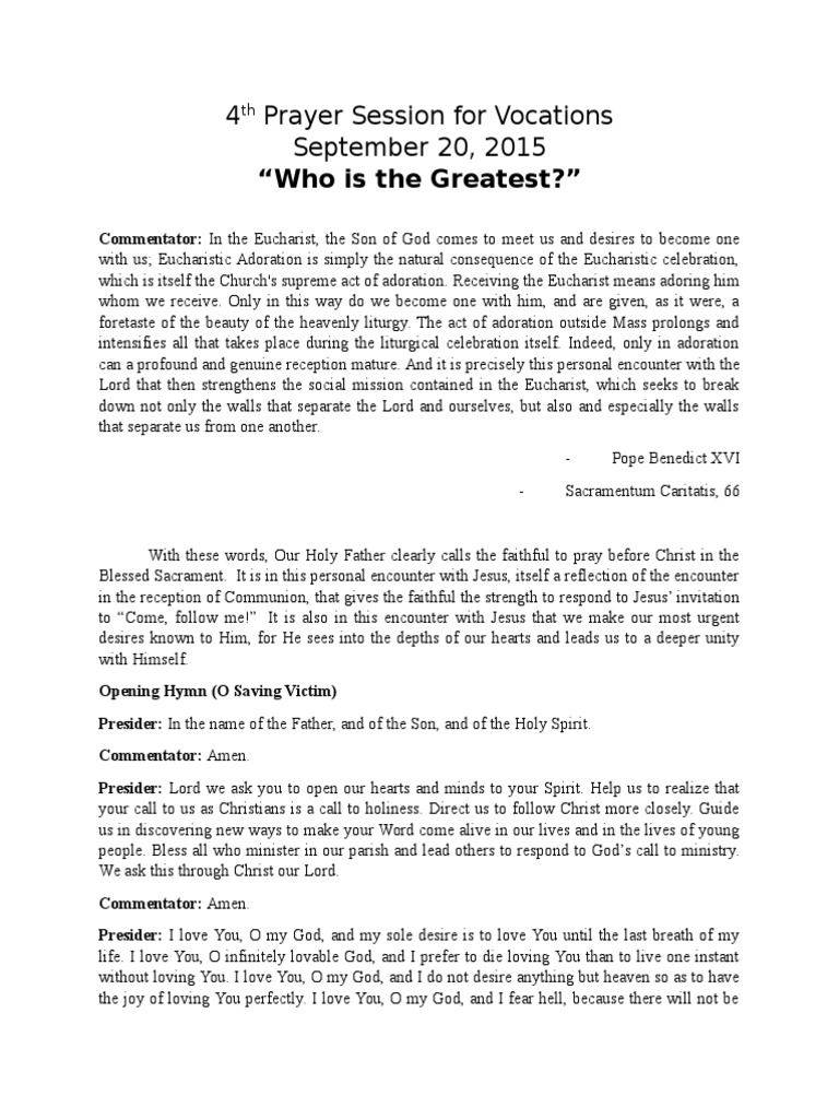 Holy Hour | PDF | Mass (Liturgy) | Eucharist