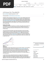 Understanding MACD | PDF | Market Trend | Technical Analysis