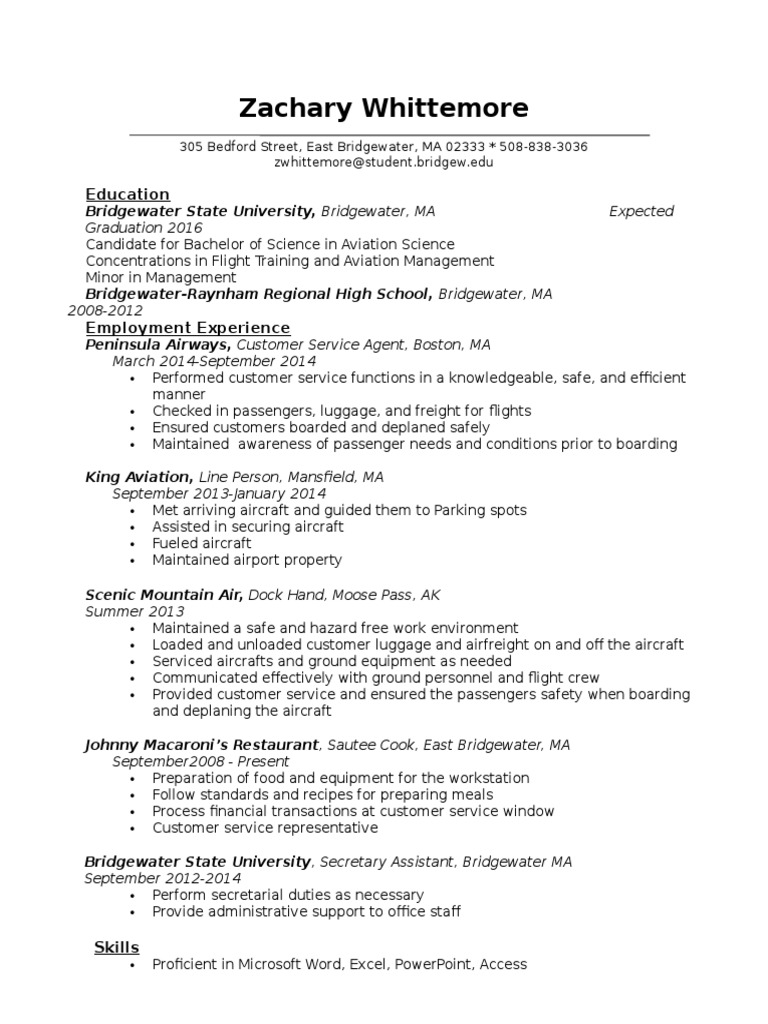 Class Resume | PDF