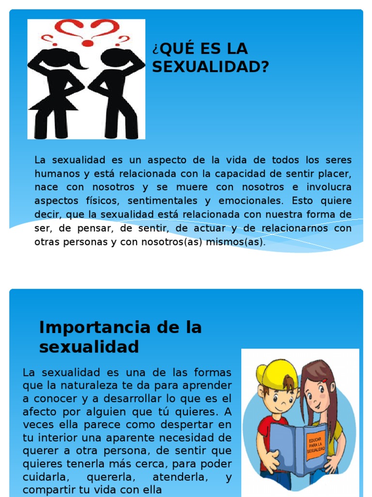 Qué Es La Sexualidad Pdf La Sexualidad Humana Cognición