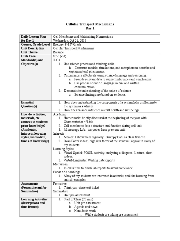5e Lesson Plan | PDF | Lesson Plan | Science