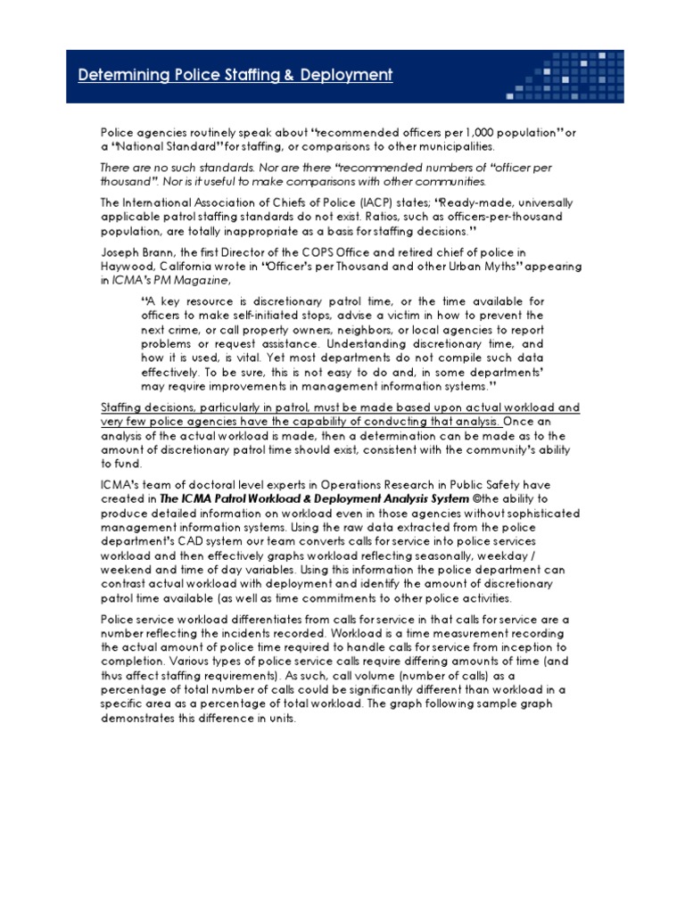 Police Staffing | PDF | Data Analysis | Police