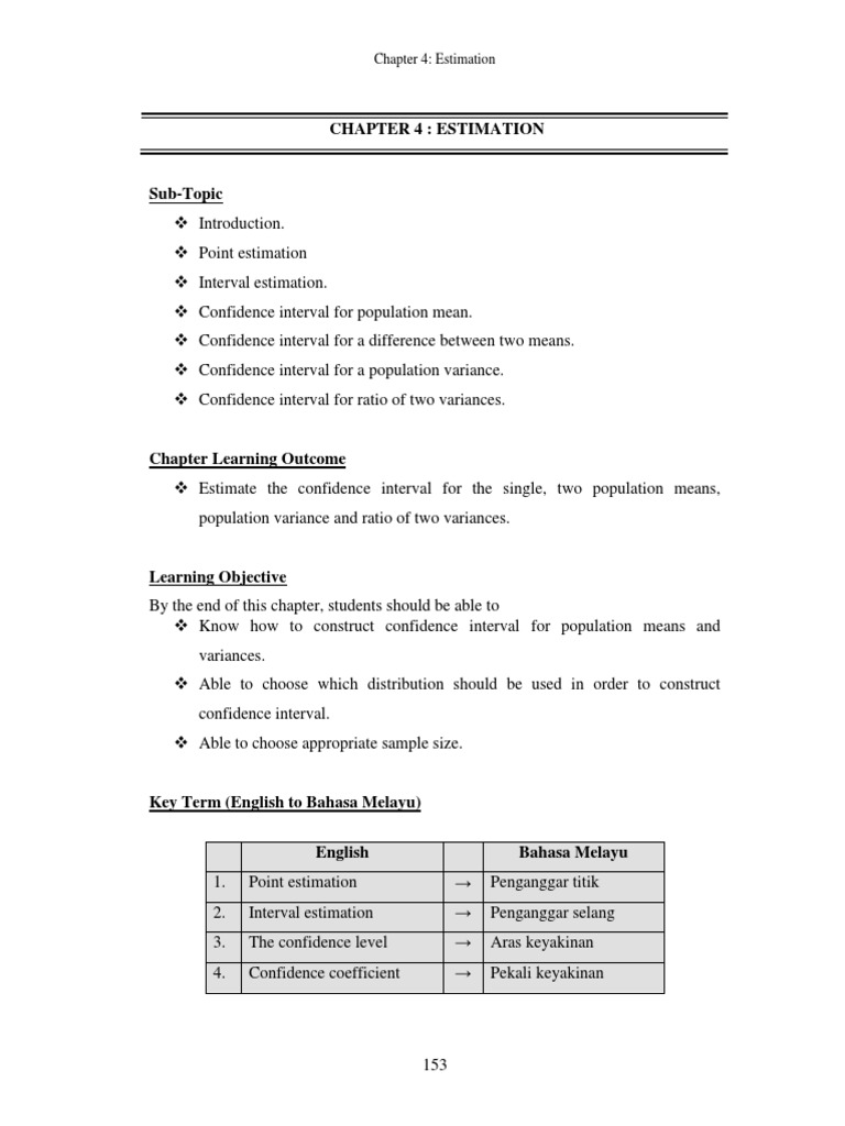 Chapter 4 | PDF | Confidence Interval | Standard Deviation