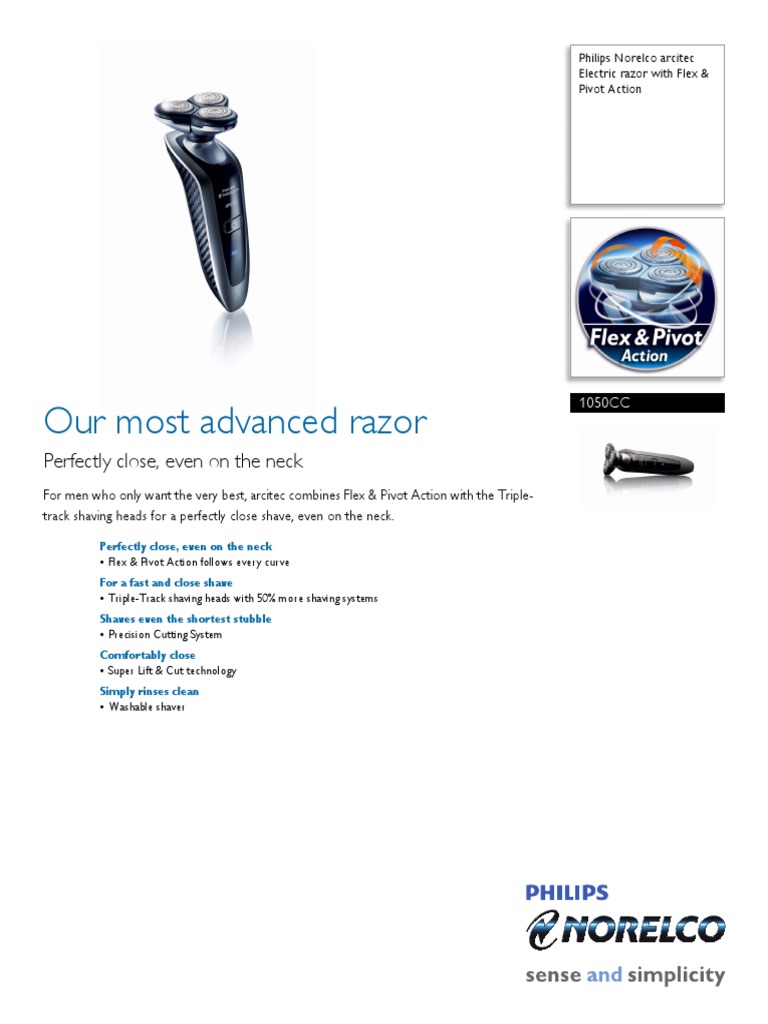 Our Most Advanced Razor: Perfectly Close, Even On The Neck | PDF ...