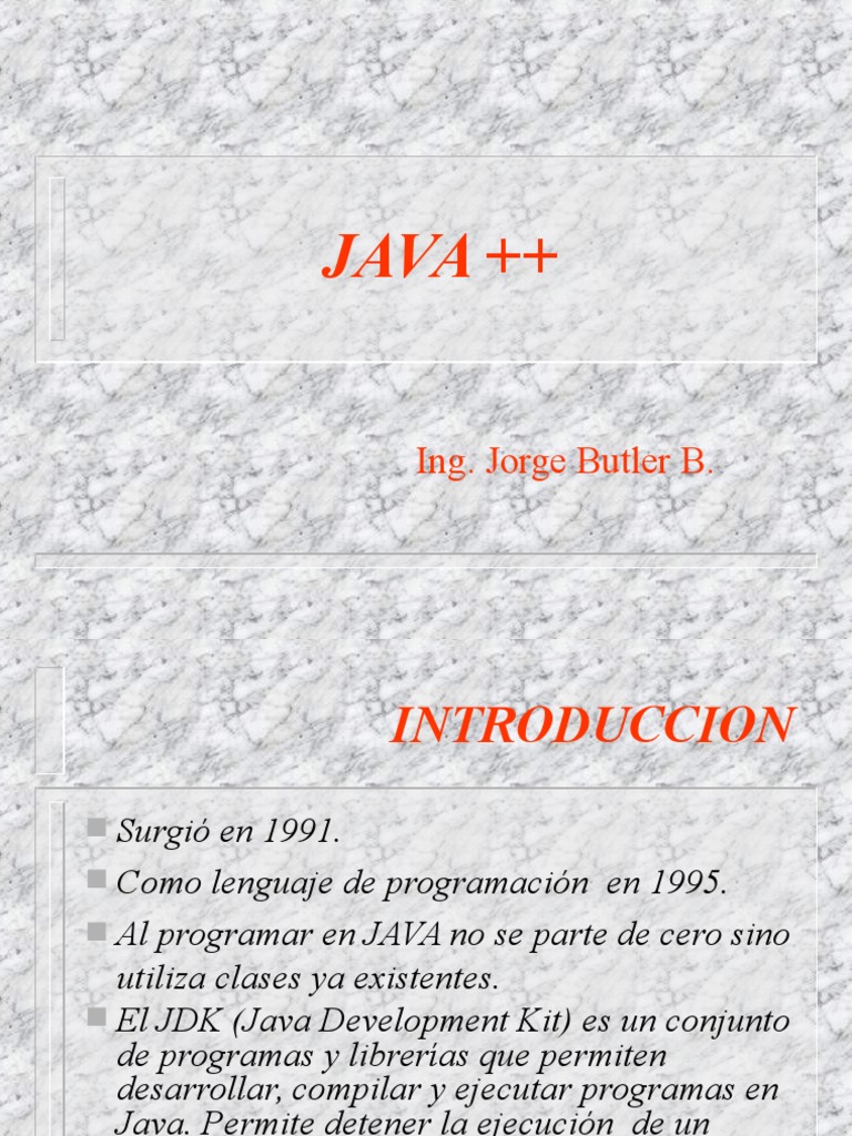 Curso Java Pdf Java Lenguaje De Programación Clase Programación Informática