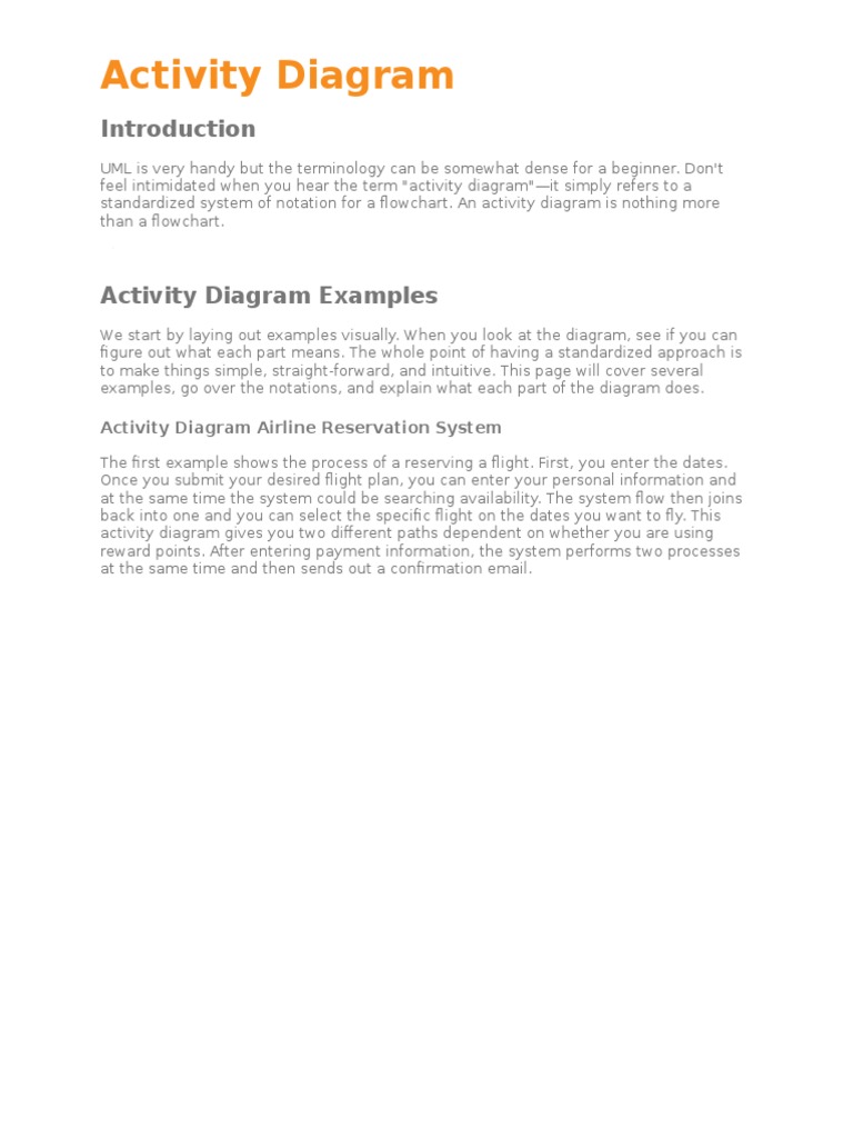 Activity Diagram Symbols | Download Free PDF | Computing | Computing ...