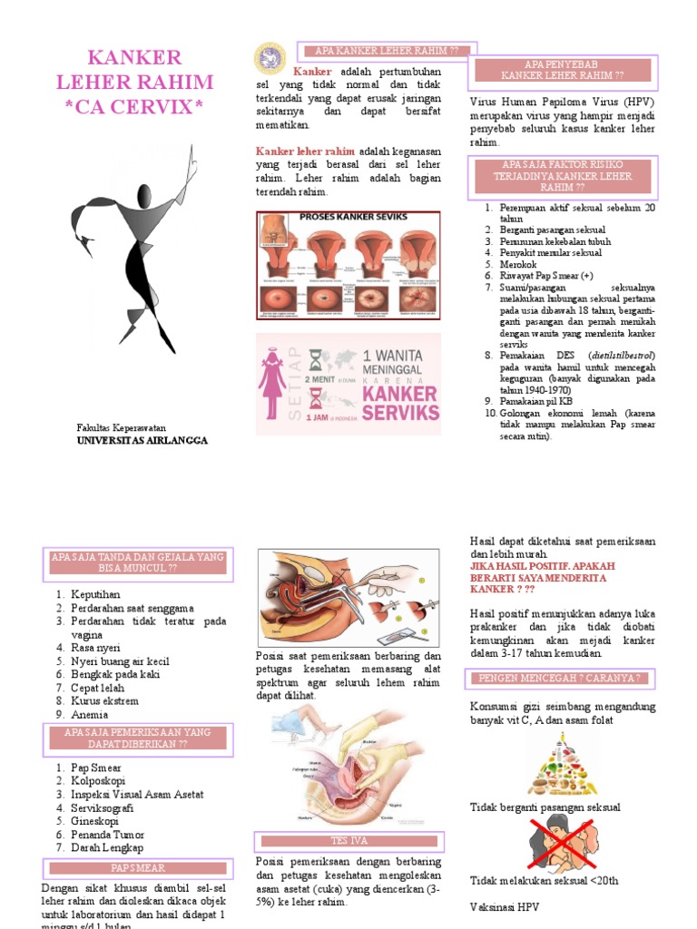 Leaflet Ca Serviks | PDF