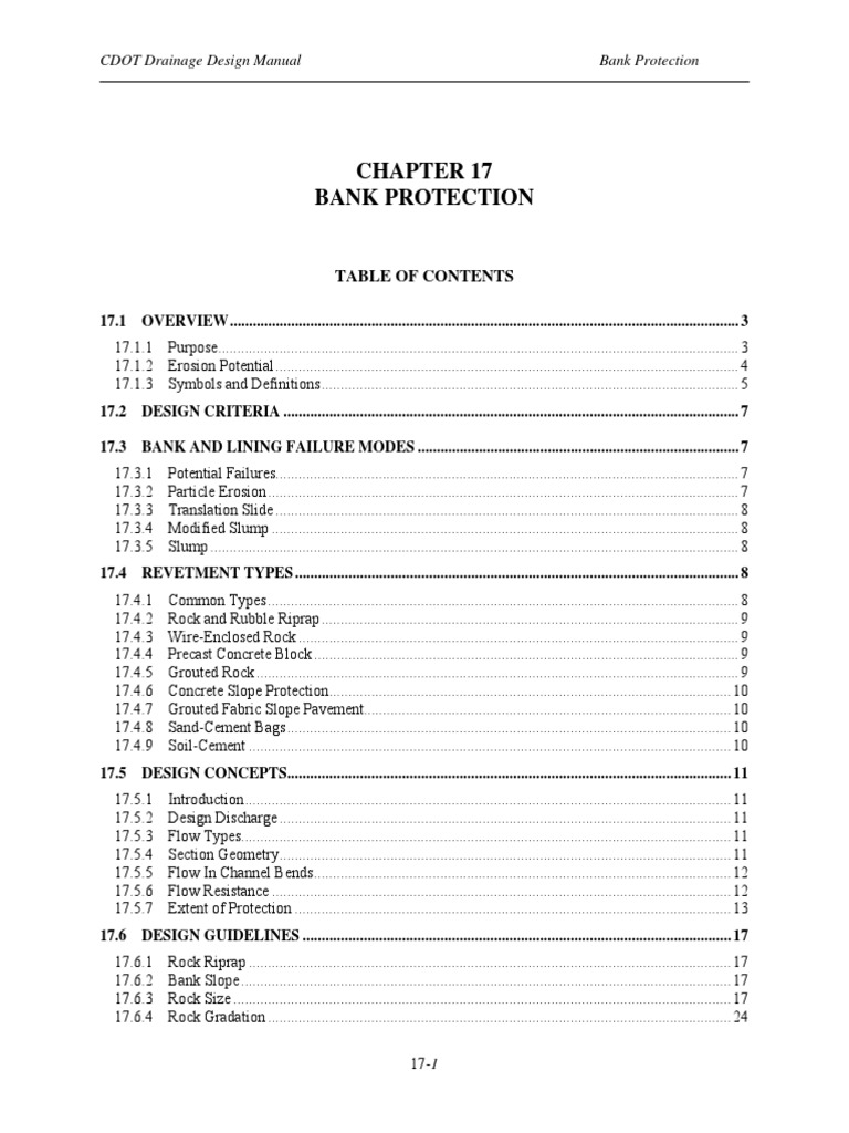 Drainage Design Manual | PDF | Erosion | Levee