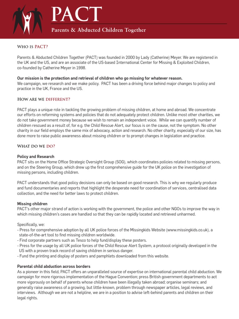 What Is PACT? | PDF | Government