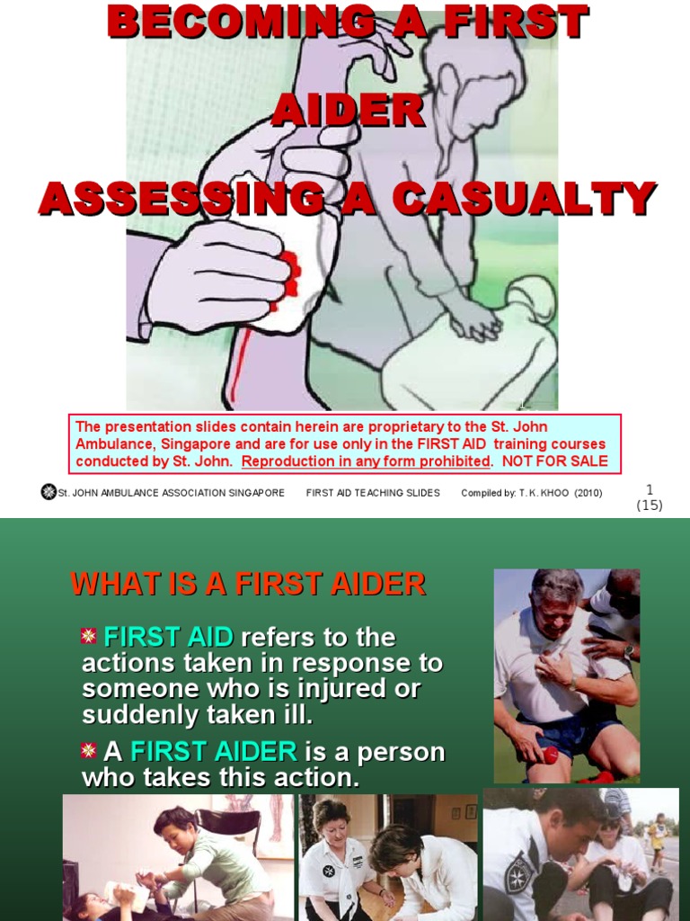 First Aid: Assessing a Casualty | PDF | First Aid | Diseases And Disorders