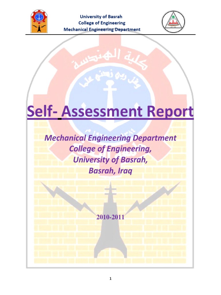 Basra Mechanical Engineering Report | PDF | Curriculum | Engineering