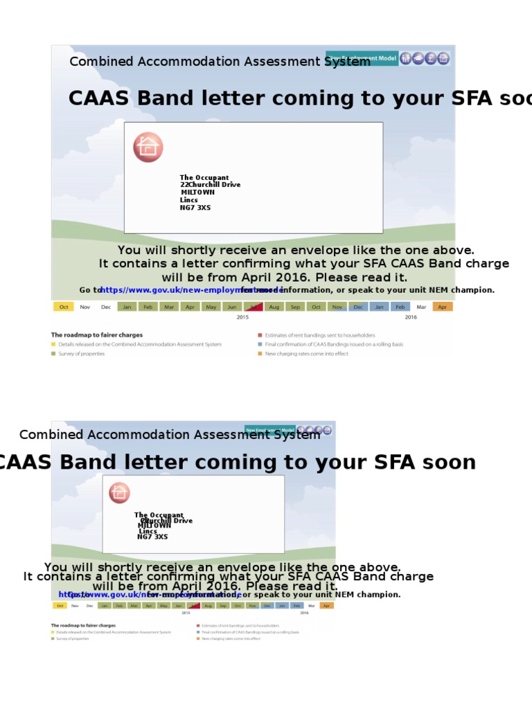 CAAS Band Letter for SFA Charges | PDF | Business