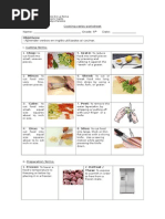 Kitchen Fundamentals Worksheets | PDF | Oven | Grilling