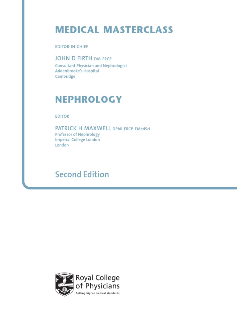 11 Nephrology | PDF | Renal Function | Kidney Disease