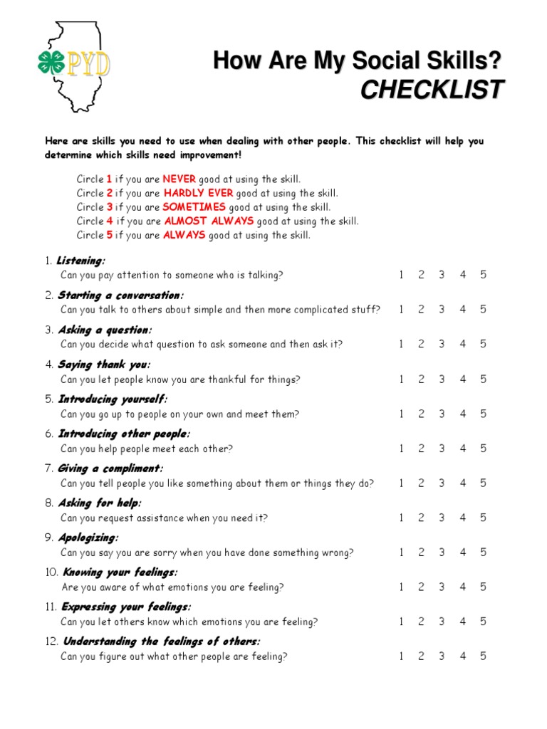 Test Socialskills | PDF | Social Skills | Anger