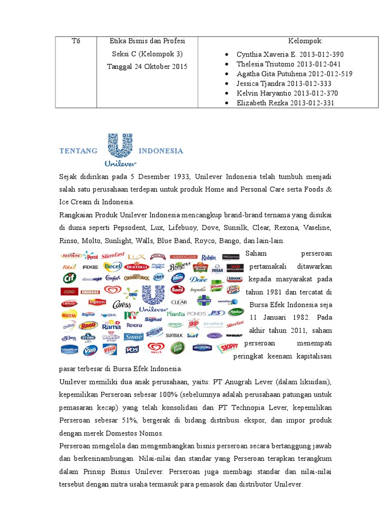 CSR Unilever: Lifebuoy & Pepsodent | PDF | Kesehatan Holistik