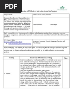Constructivist Lesson Plan | PDF | Lesson Plan | Learning