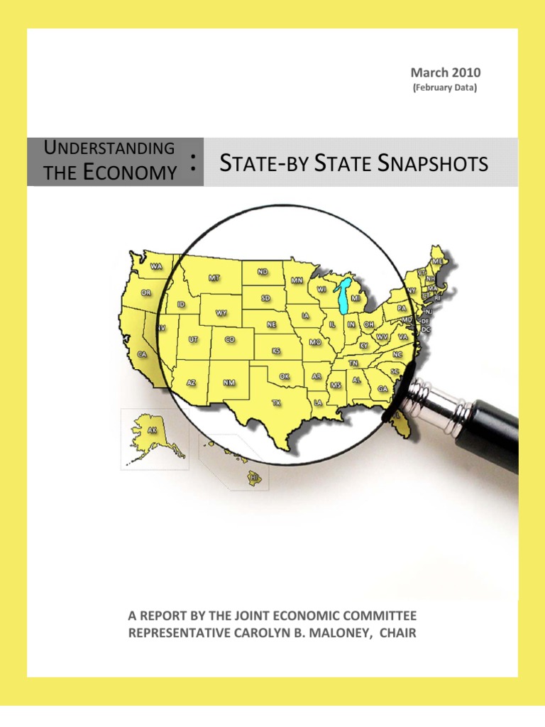 State-by-State Economic Snapshot of The U.S. | PDF | Unemployment ...