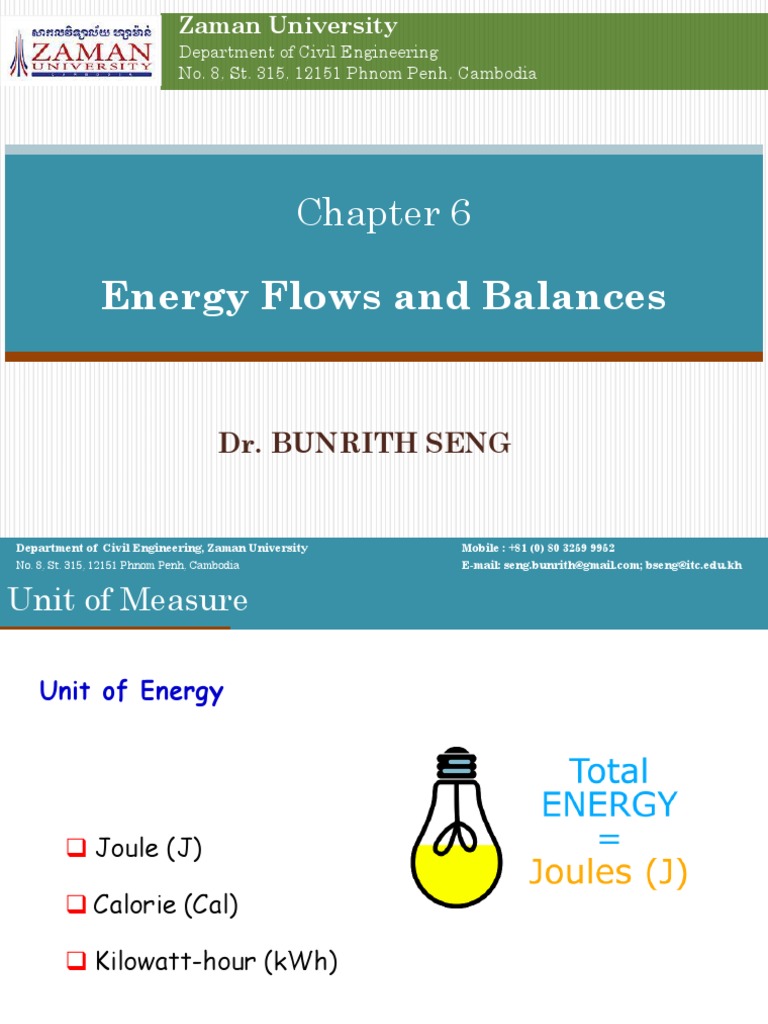 Energy Flow and Balance Concepts | PDF | Fuels | Energy Development
