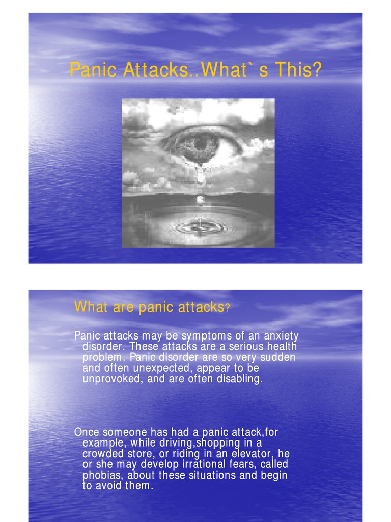 CLC Ingles Panic Attacks Rute | PDF | Panic Attack | Panic Disorder