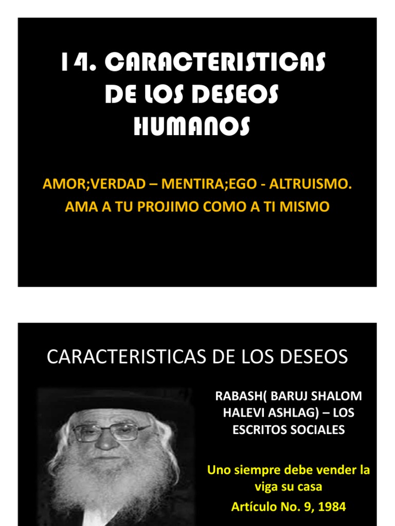 Deseos Humanos y Espiritualidad | PDF | Amor | Verdad