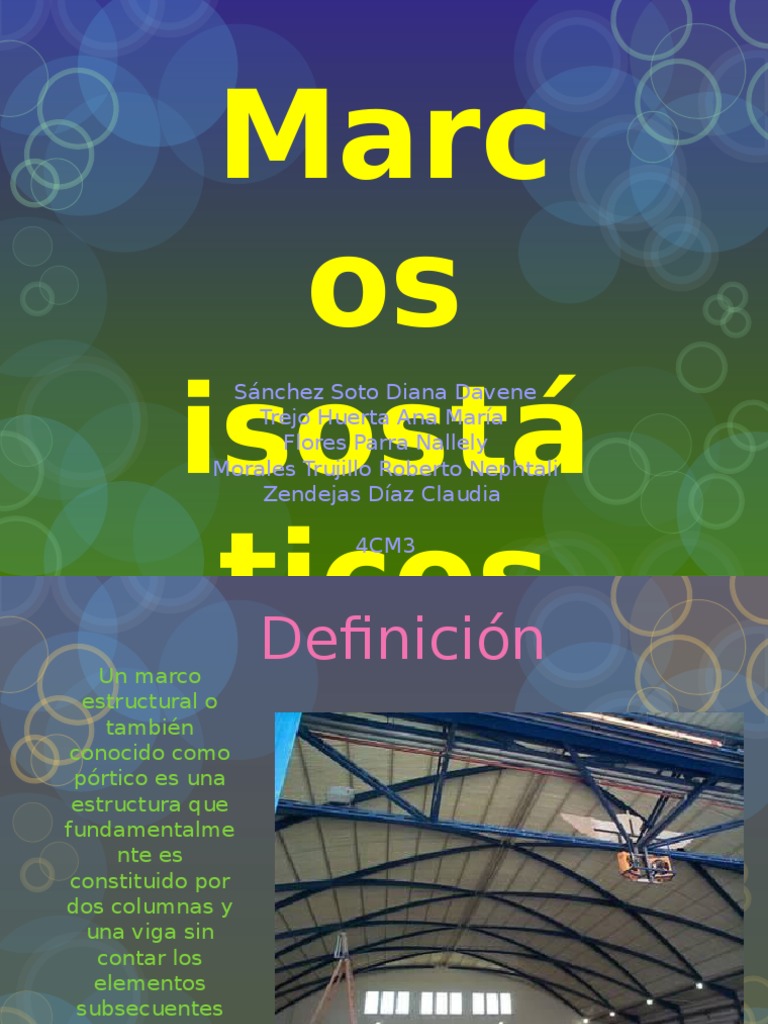 Marcos Isostáticos | PDF | Columna | Rigidez