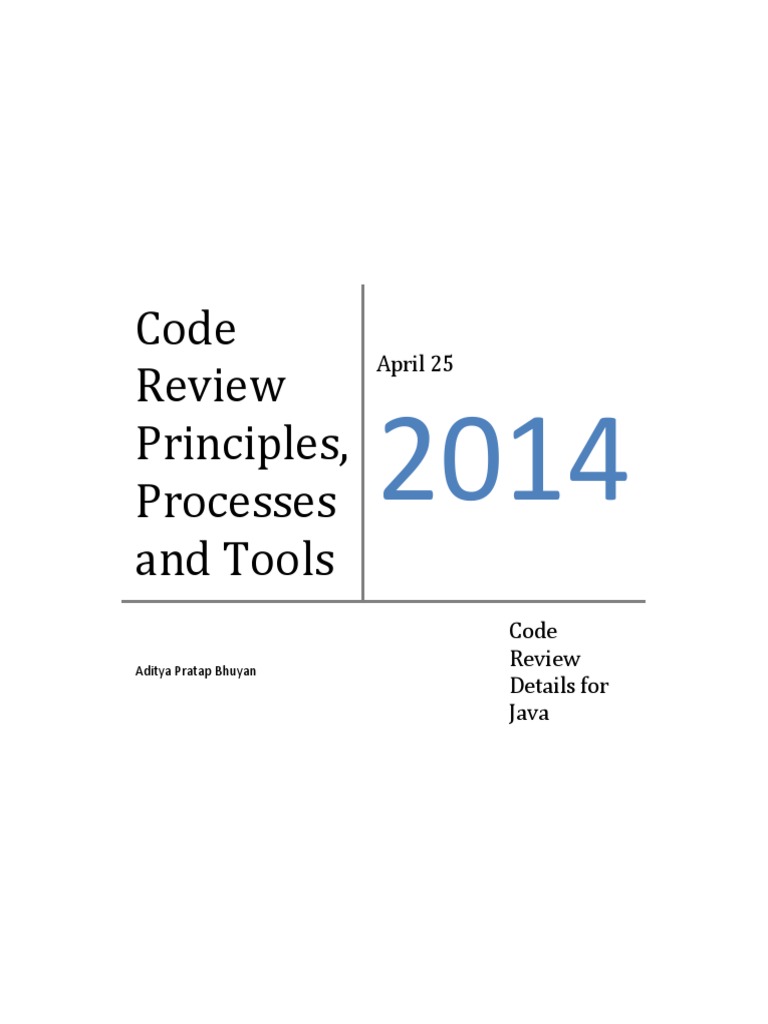Code Review Principles Process and Tools | PDF | Source Code ...