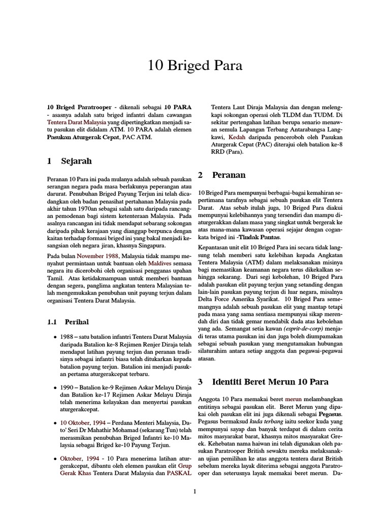 10 Briged para | PDF