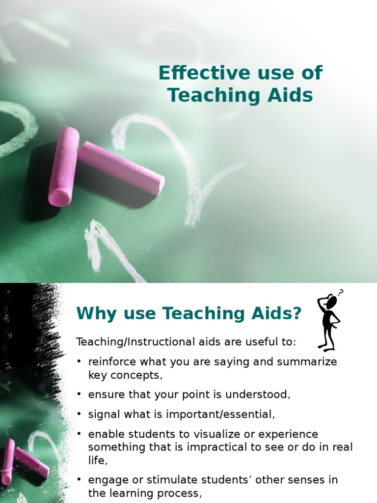 Effective Use of Teaching Aids | PDF | Digital Technology | Media ...