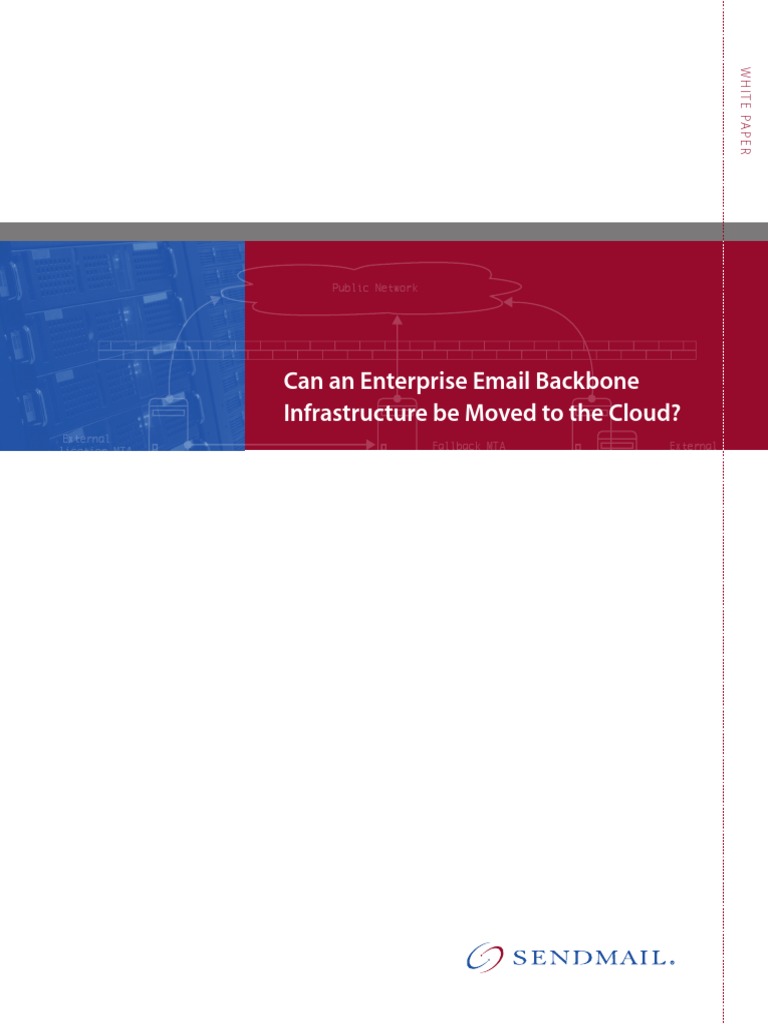 Can An Enterprise Email Backbone Infrastructure Be Moved To The Cloud ...